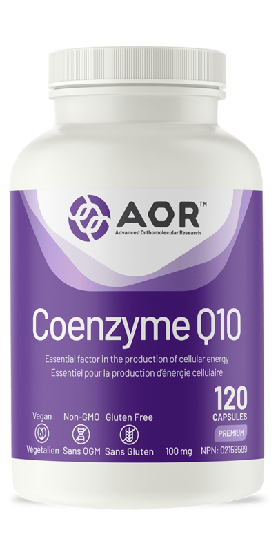 Acheter AOR coenzyme Q10 sur Well.ca | Livraison gratuite 35$+ au Canada