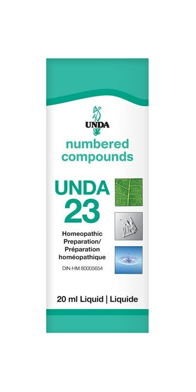 Buy UNDA Numbered Compounds UNDA 23 Homeopathic Preparation at Well.ca ...