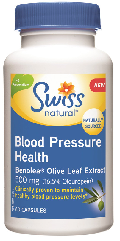 Buy Swiss Natural Blood Pressure Health with Benolea Olive Leaf Extract ...