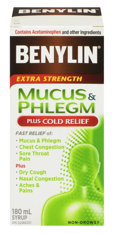 Buy Benylin Extra Strength Mucus & Phlegm Plus Cold Syrup at Well.ca ...