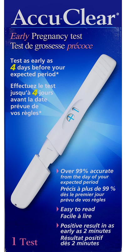 Buy Accu-Clear Early Pregnancy Test at Well.ca | Free Shipping $35+ in ...