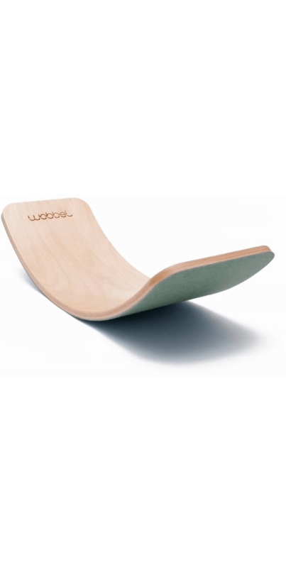 Buy Wobbel Original Balance Board Transparent Lacquer & Forest Wool ...