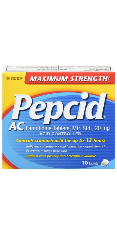Buy Pepcid AC Maximum Strength Tablets Acid Reducer for Heartburn at ...