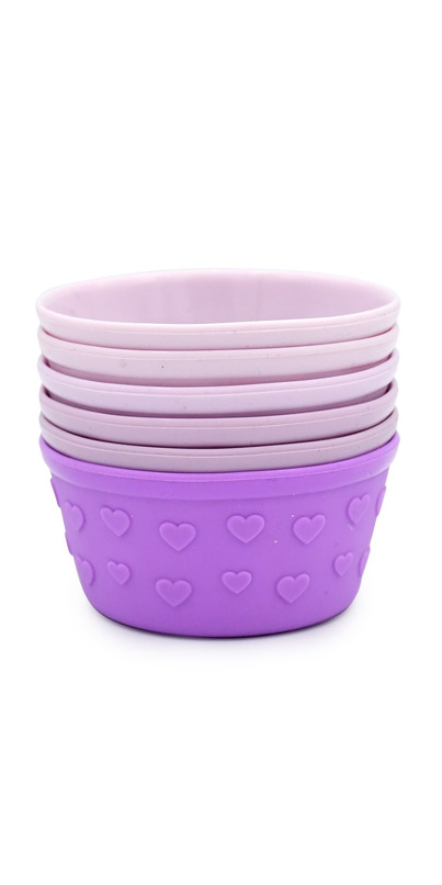 Buy Melii Silicone Food Cups Embossed Hearts at Well.ca | Free Shipping ...