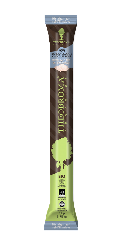 Buy Theobroma Chocolat Organic Himalayan Salt 60% Cocoa Chocolate Baton ...