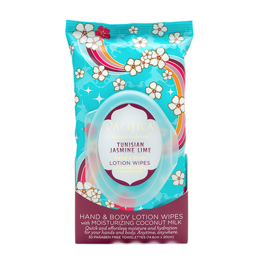 Buy Pacifica Tunisian Jasmine Lime Hand & Body Lotion Wipes at Well.ca ...