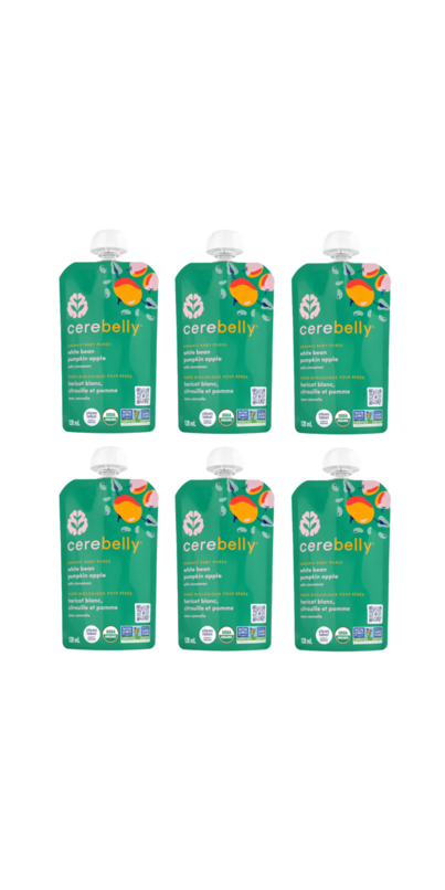 Buy Cerebelly Baby Puree Pack Organic White Bean Pumpkin Apple Bundle ...