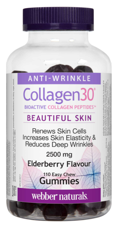 Buy Webber Naturals Collagen30 2500mg Gummies Elderberry at Well.ca ...