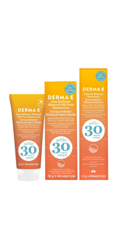 Buy Derma E SPF 30 Face & Body Sunscreen Bundle at Well.ca | Free ...
