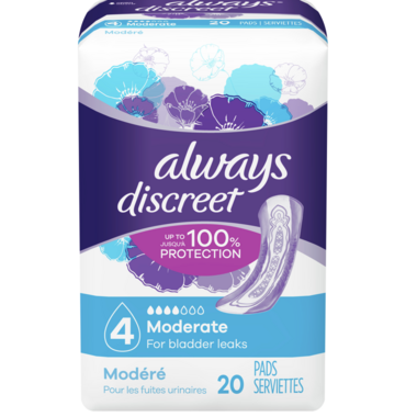 Buy Always Discreet Moderate Bladder Control Regular Pad at Well.ca ...