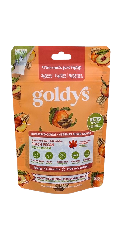 Acheter Goldy's Superseed Cereal Peach Pecans à Well.ca | Livraison ...