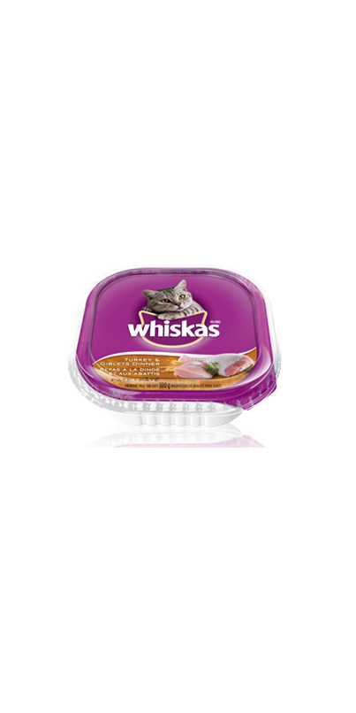 Buy Whiskas Recloseable Tray Turkey and Giblets Dinner at Well.ca ...