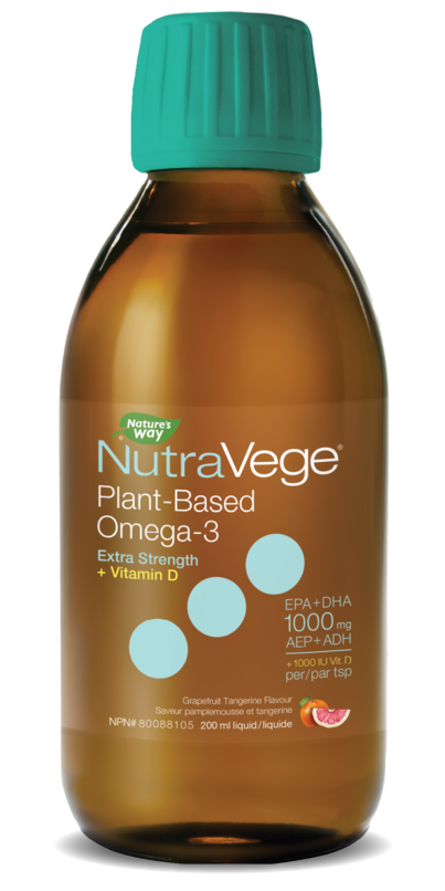 Buy NutraVege Plant-Based Omega-3 Plant Extra Strength Grapefruit ...