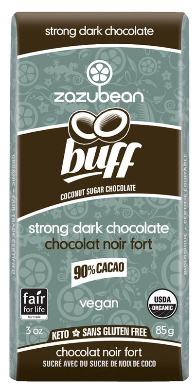 Buy zazubean Organic Buff 90% Cocoa Strong Dark Chocolate at Well.ca ...