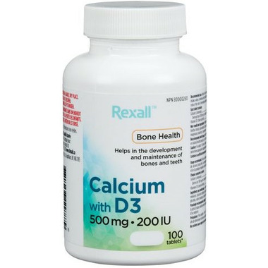 Buy Rexall Calcium with D3 500mg 200IU at Well.ca | Free Shipping $35 ...