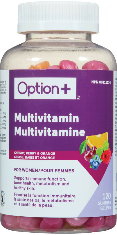 Buy Option+ Multivitamin for Women Gummies Cherry, Berry & Orange at ...