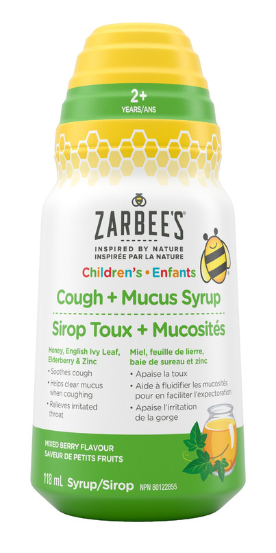 Buy Zarbee's Children's Cough + Mucus Syrup Mixed Berry Flavour at Well ...