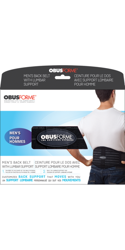 Buy Obus Forme Men's Back Belt with Lumbar Support at Well.ca | Free ...