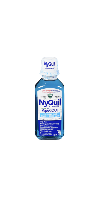 Buy Vicks NyQuil Complete VapoCOOL Cold & Flu Liquid at Well.ca | Free ...