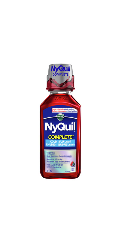 Buy Vicks NyQuil Complete Cold & Flu Liquid Berry at Well.ca | Free ...