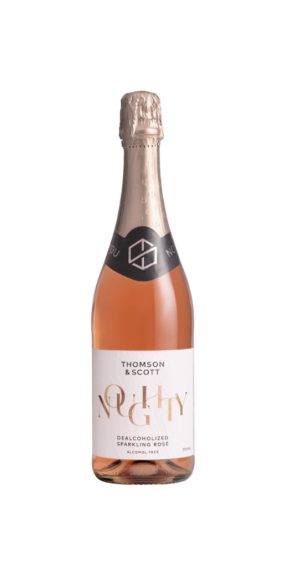 Achetez le vin mousseux rosé sans alcool biologique Noughty de Thomson ...