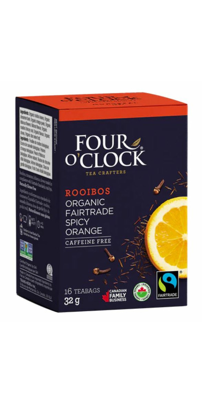 Buy Four O'Clock Organic Rooibos Spicy Orange Tea at Well.ca | Free Shipping $35+ in Canada