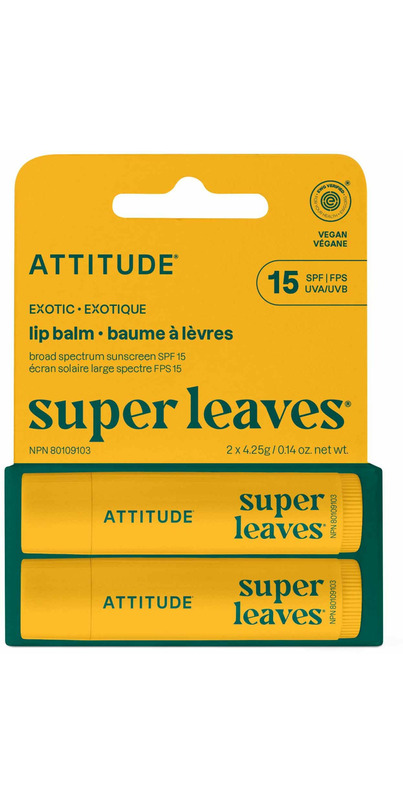 Achetez ATTITUDE Lip Balm Duo FPS 15 Exotic chez Well.ca | Livraison ...
