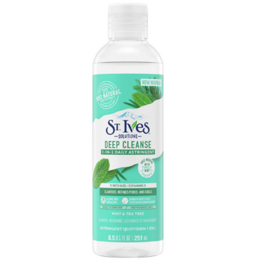 Buy St. Ives Solutions Deep Cleanse Mint & Tea Tree 3-in-1 Daily ...