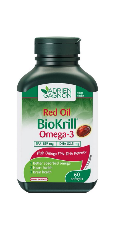Buy Adrien Gagnon Red Oil Biokrill Omega-3 at Well.ca | Free Shipping ...