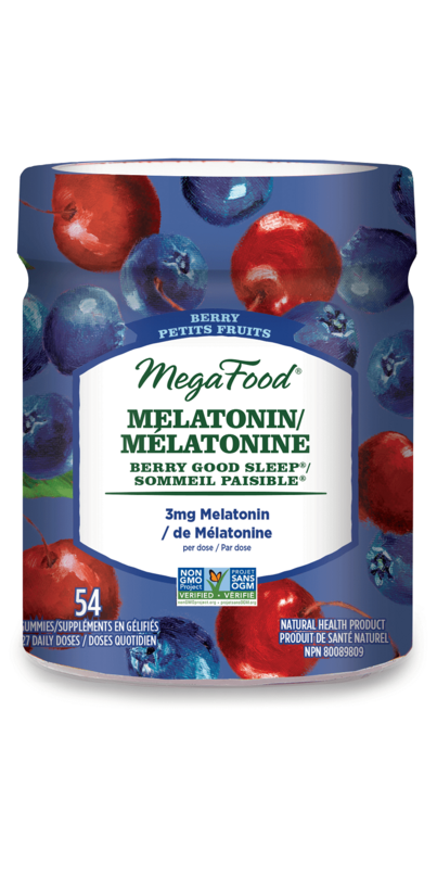 Buy MegaFood Melatonin Berry Good Sleep Gummies Berry at Well.ca | Free ...
