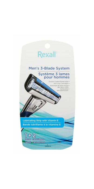 Buy Rexall Men's 3-Blade System at Well.ca | Free Shipping $35+ in Canada