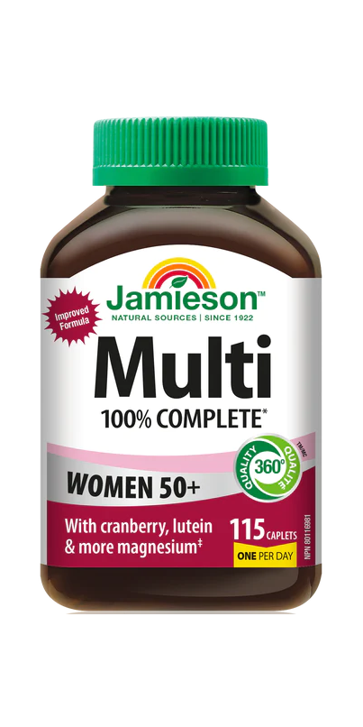 Buy Jamieson 100% Complete Multivitamin for Women 50+ at Well.ca | Free ...
