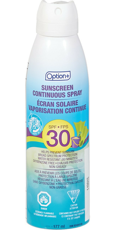 Buy Option+ Sunscreen Continuous Spray SPF 30 at Well.ca | Free ...