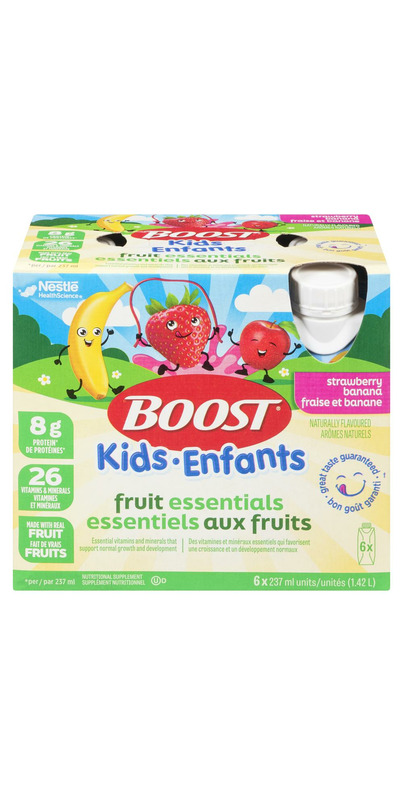 Buy Boost Kids Fruit Essentials Nutritional Supplement Strawberry ...