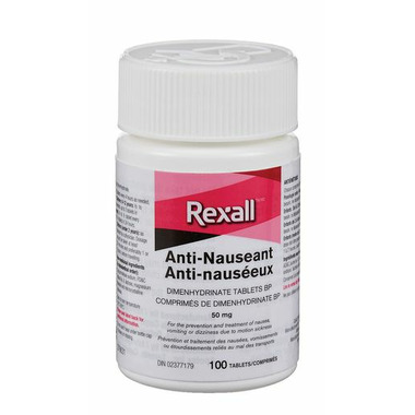 Buy Rexall Anti-Nausea Tablets at Well.ca | Free Shipping $35+ in Canada