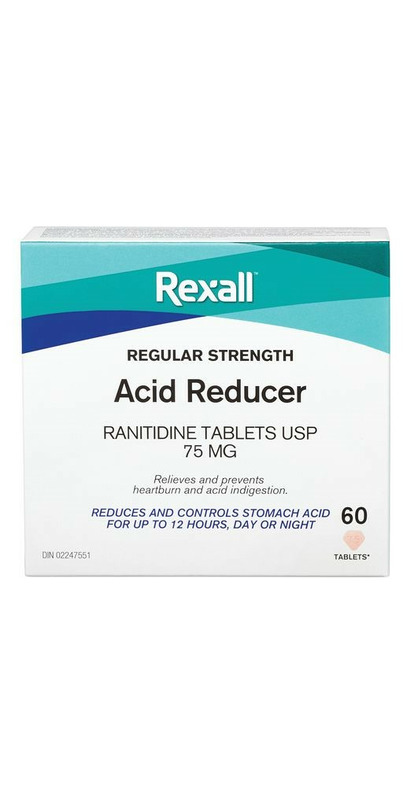 Buy Rexall Regular Strength Acid Reducer 75mg Tablets at Well.ca | Free ...