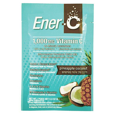 Buy Ener-C 1,000 mg Vitamin C Effervescent Drink Mix Pineapple Coconut ...
