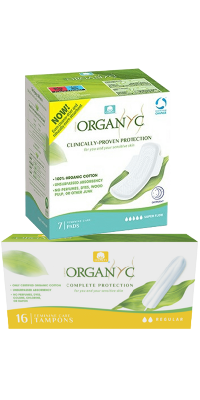 Buy Organyc Regular Tampon & Overnight Flow Pads Bundle at Well.ca ...
