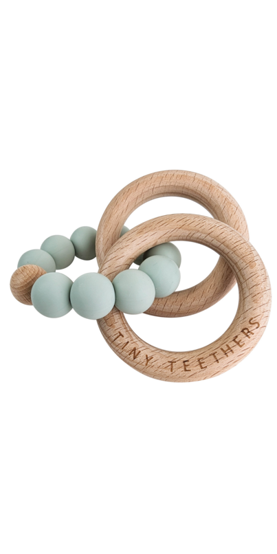Buy Tiny Teethers Rattle Teething Rings Sage at Well.ca | Free Shipping $35+ in Canada