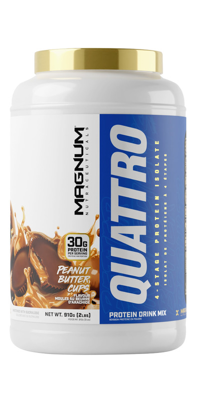Buy Magnum Nutraceuticals Quattro Protein Drink Mix Peanut Butter Cups ...