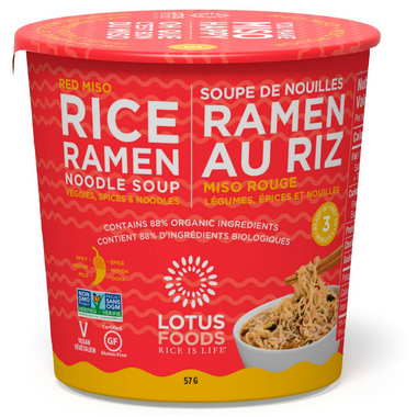 Buy Lotus Foods Red Miso Ramen Soup Cup at Well.ca | Free Shipping $35 ...