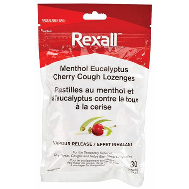 Buy Rexall Lozenges Menthol Eucalyptus Cherry at Well.ca | Free ...