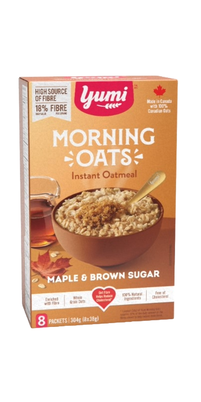 Buy Yumi Organics Instant Oatmeal Morning Oats Maple & Brown Sugar at ...