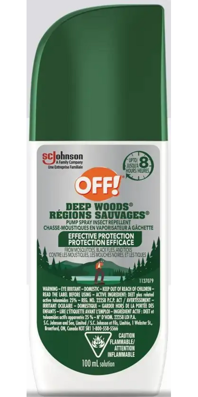 Buy OFF! Deep Woods Spray 25% DEET at Well.ca | Free Shipping $35+ in ...