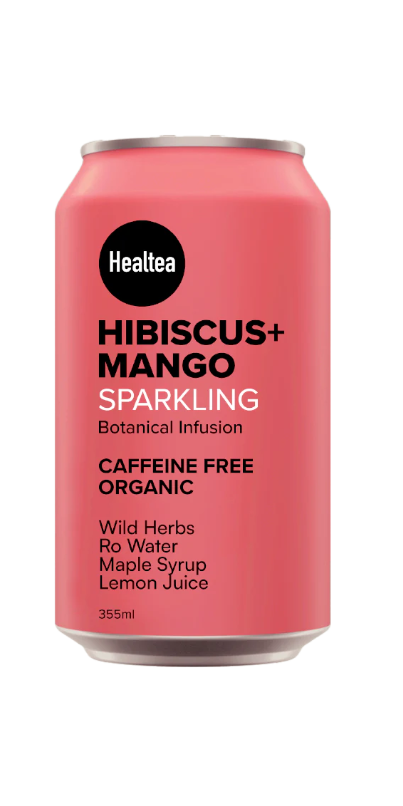 Acheter HealTea Hibiscus Mango Infusion Boisson pétillante à Well.ca | Livraison gratuite 35 ...
