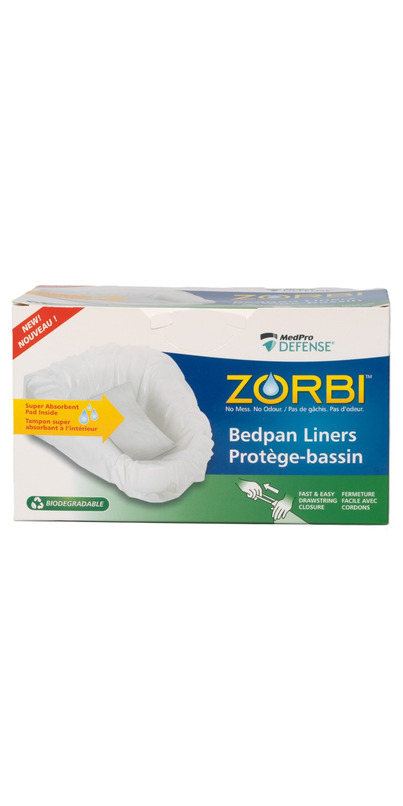 Buy MedPro Defense Zorbi Hygienic Biodegradable Bedpan Liners at Well ...