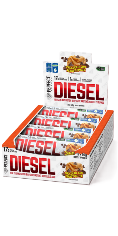 Buy Perfect Sports Diesel Whey Protein Bars Chocolate Chip Peanut ...