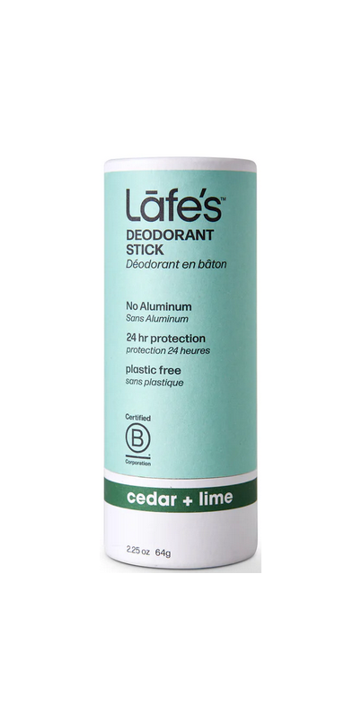 Buy Lafe's Stick Deodorant Cedar + Lime at Well.ca | Free Shipping $35 ...