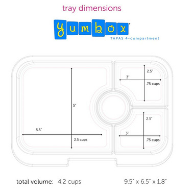 Buy Yumbox Panino Tray 4 Compartment Rainbow at Well.ca | Free Shipping ...