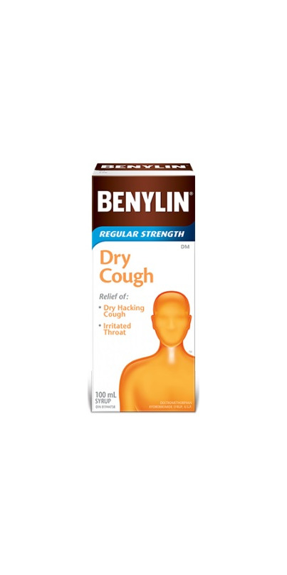 Buy Benylin Dry Cough Syrup 100 mL Online in Canada | FREE Ship $29+